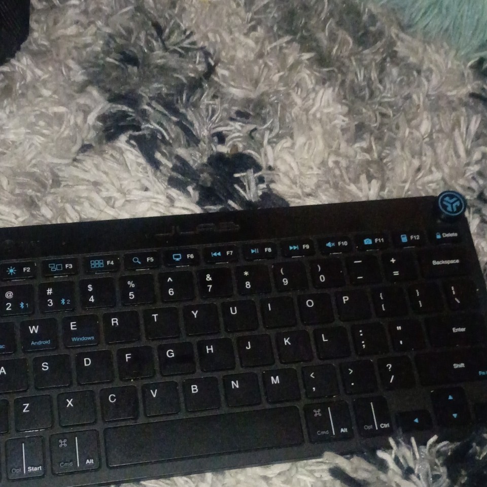 JLab Bluetooth Portable Black Keyboard QWERTY English Layout Standalone ...