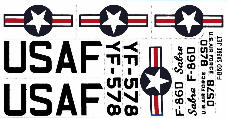 REPRODUCTION DECALS FOR VINTAGE AURORA HAWK, COMET, LINDBERG, MONOGRAM ...