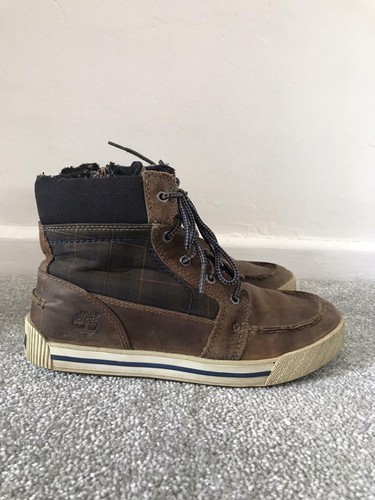 Timberland Boots Size 3 Grey Leather Lace Up Calf Boots EU 36 | eBay UK