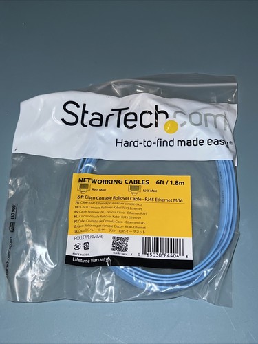Startech ROLLOVERMM6 6 ft Cisco Console Rollover Cable - RJ45 M/M | eBay