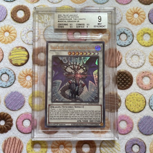 BGS 9 Mint Yugioh 2021 Mega Tin Chaos Ruler, The Chaotic Magical Dragon ...