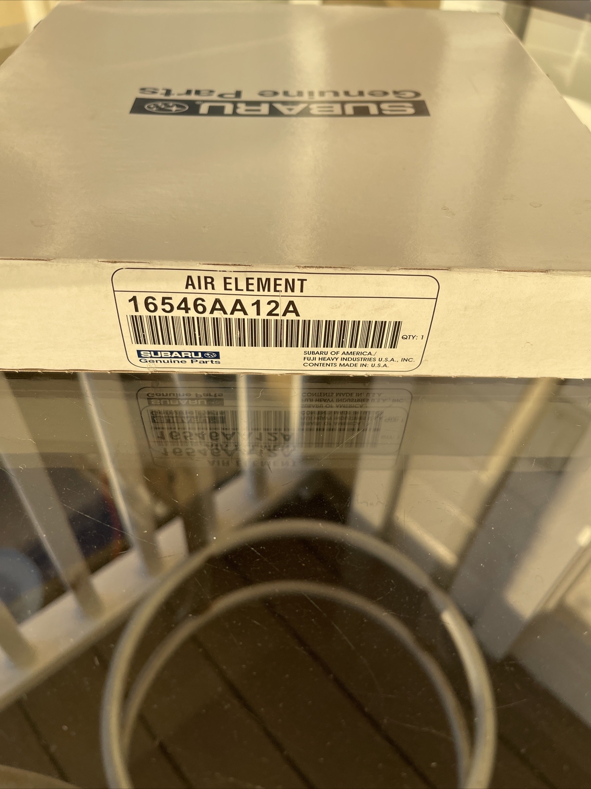 SUBARU 16546AA12A - Air filter cross reference