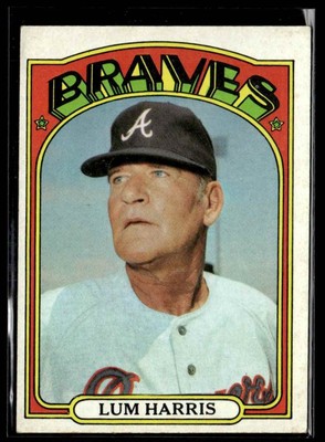 1972 Topps Lum Harris Atlanta Braves #484 | eBay