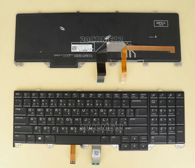 New for DELL Alienware 17 R5 Keyboard Backlit Arabic & US NOT Per-key ...