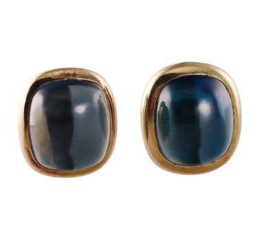 Laura Munder 18k Gold London 94ctw London Blue Topaz Earrings | eBay