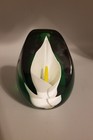 Rare Caithness Edinburg Scotland Limited Edition Calla Lily Paperweight ...