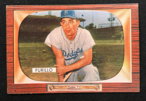 1955 Bowman #169 Carl Furillo Baseball Card EX+++ | eBay