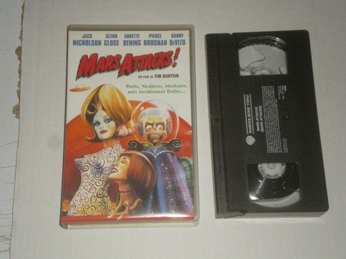 mars attacks un film de tim burton VHS (cassette vidéo) WB | eBay