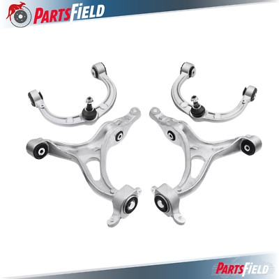 4x Front Lower Upper Control Arm Kit W/ Ball Joint for Benz W164 X164 ...