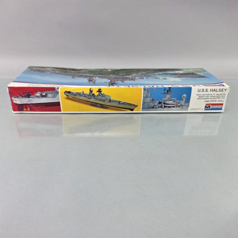 Monogram 1:310 U.S.S. Halsey Guided Missile Frigate Model Kit 6856 ...