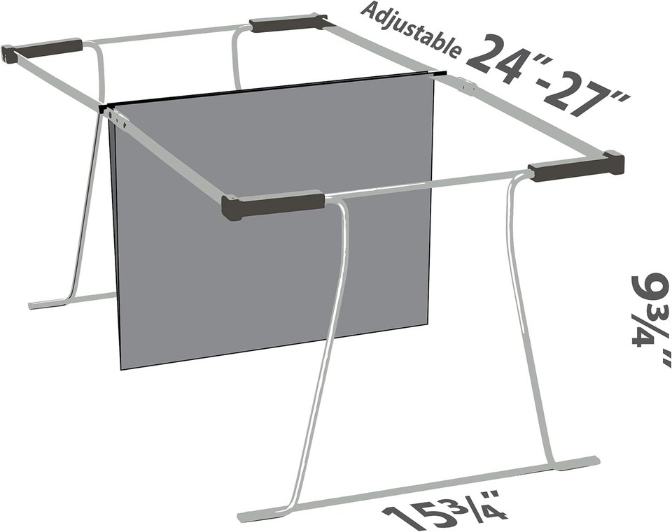 Universal Hanging File Frame, Letter and Legal Size, Rails 24 to 27 ...