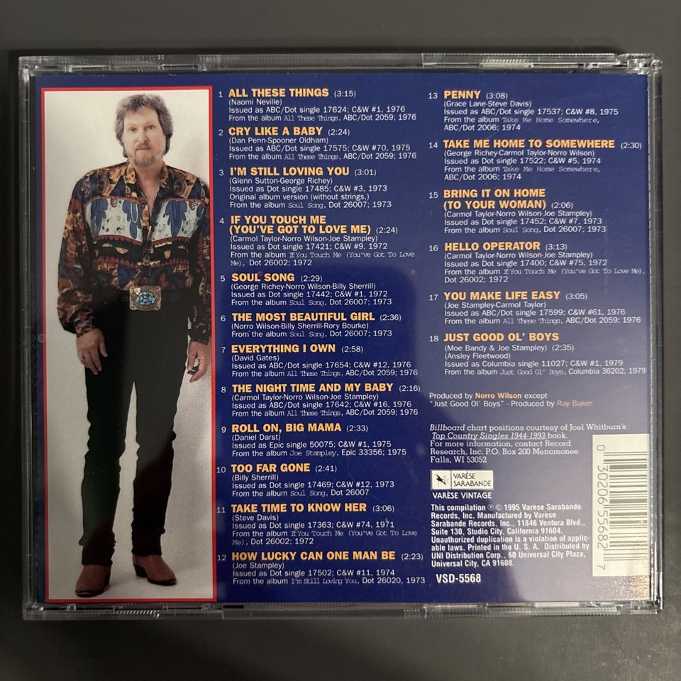 1995 The Best of Joe Stampley by Joe Stampley, Vintage CD | eBay