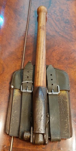 AUTHENTIC WEST GERMANY ARMY 1964 TRENCH SHOVEL GERMAN POST-WW2 FRG POST ...