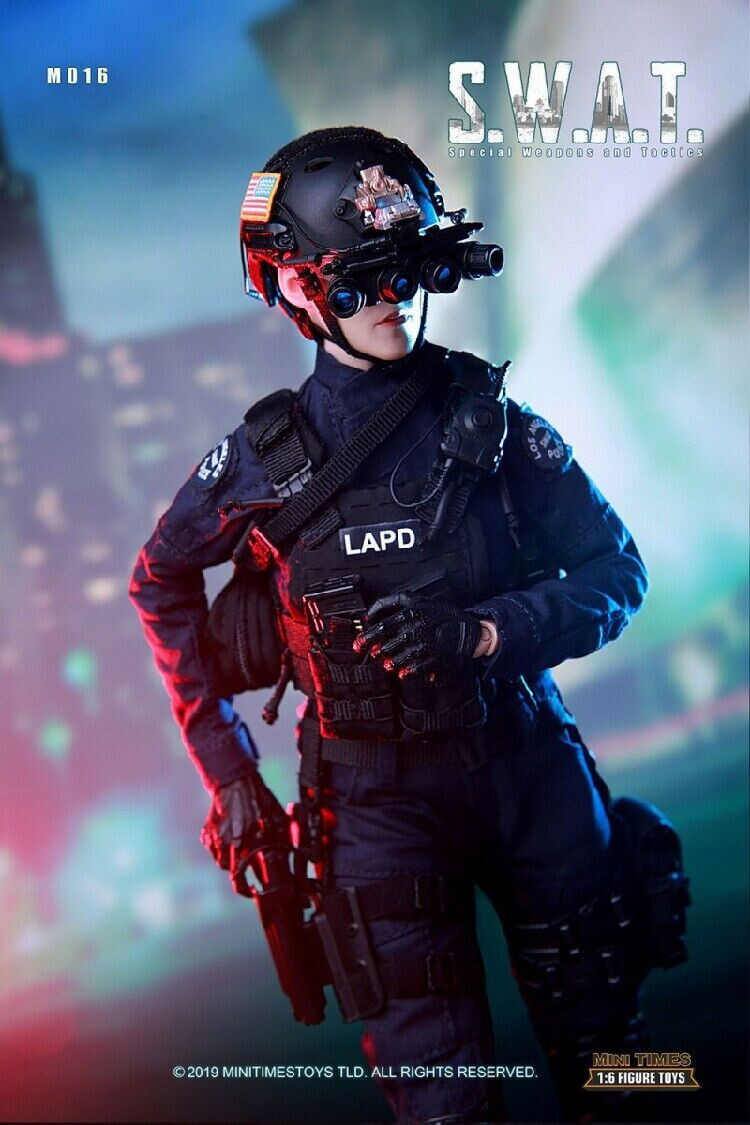 Mini Times Toys M016 1/6 Female Police Officer Modern US Army LAPD 12 ...