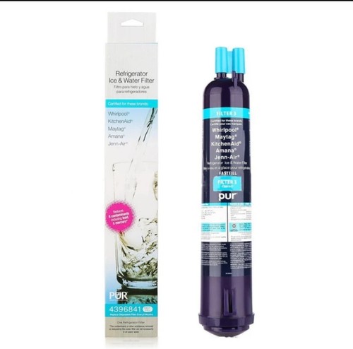 Whirlpool 4396841 Fast Fill PUR Refrigerator Water Filter # 3 (6 Packs ...