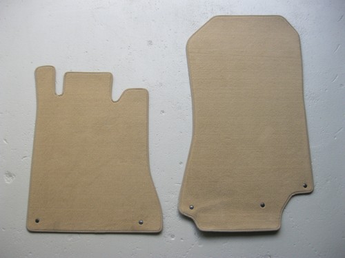 Velours Fußmatten helles Beige von Thomatex passend für Mercedes SL ...