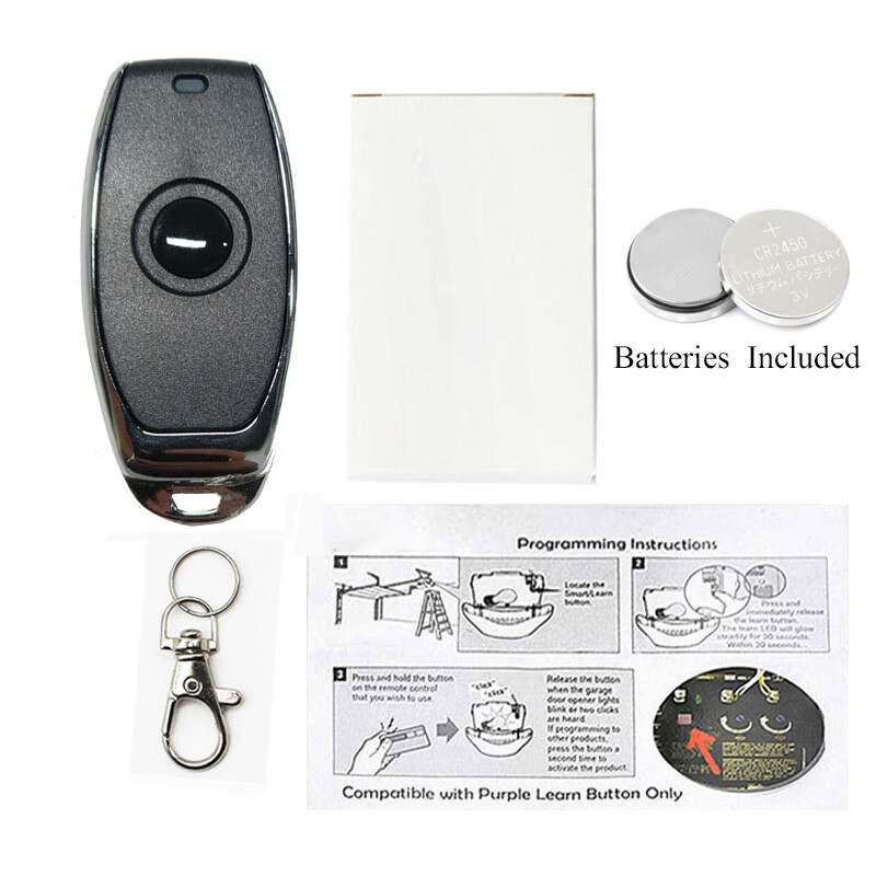 US For Sears Craftsman AccessMaster 371AC Garage Door Remote Purple ...