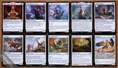 Set 10 Different White Fox Creatures *NM* Magic MTG Light-Paws, Emperor ...