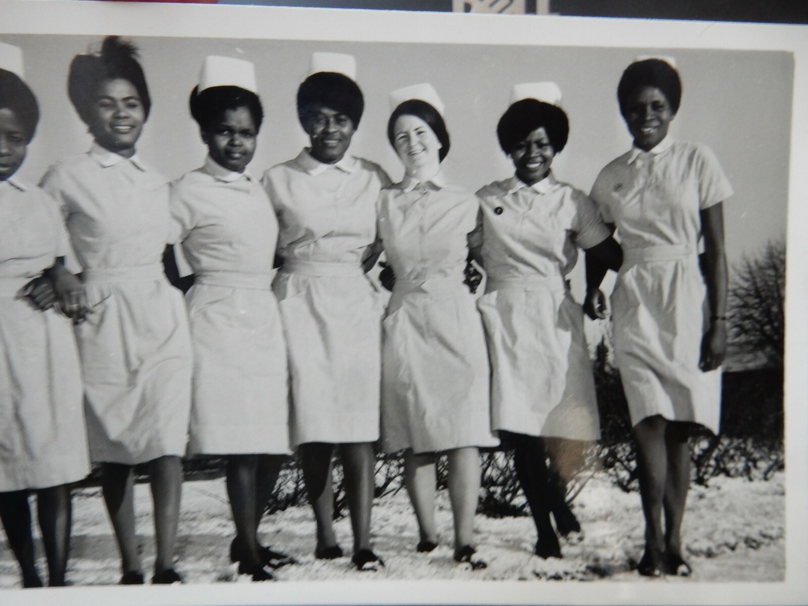 St. James's Univ Hospital 1950s SNOW photo NURSES NURSING MEDICAL ...