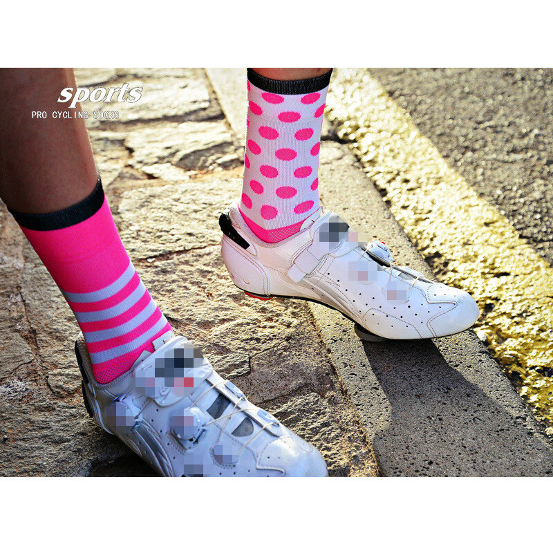 2 Pairs Cycling Socks Riding Bicycle Bike Sports Ankle Socks XC MTB BMX ...