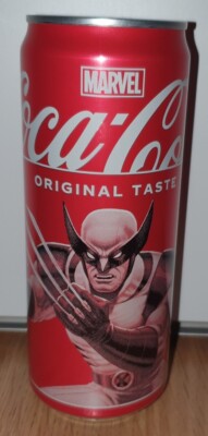 rare COCA-COLA Coke MARVEL Avengers WOLVERINE can GERMANY cans | eBay