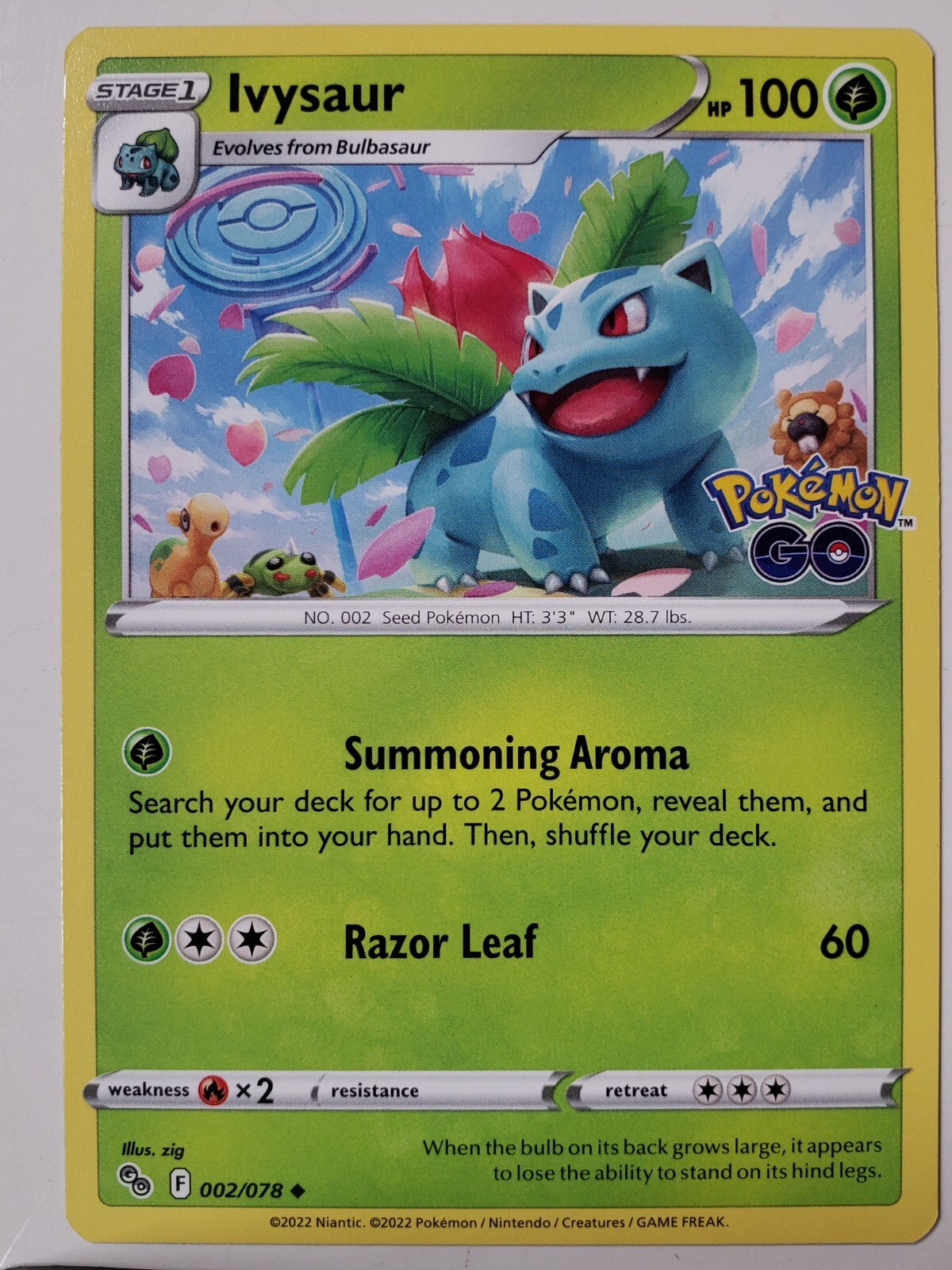 Ivysaur Card