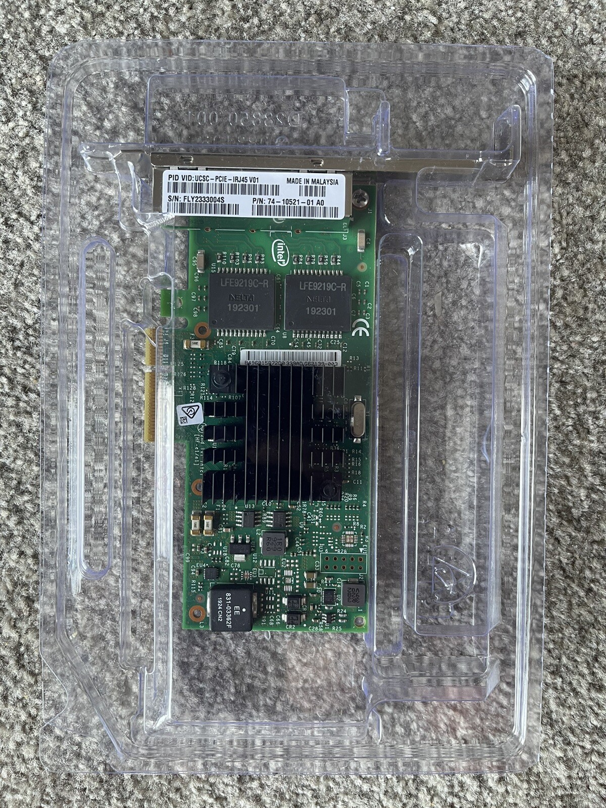 Cisco UCSC-PCIE-IRJ45-AO 1 Gbp/s Ethernet Card for sale online | eBay