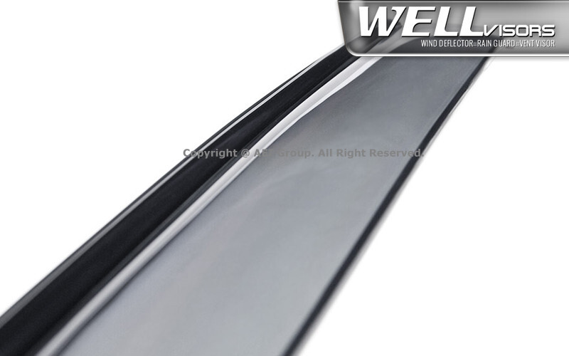 WELLvisors for MB ML-Class 06-11 W164 Side Window Visors Wind ...