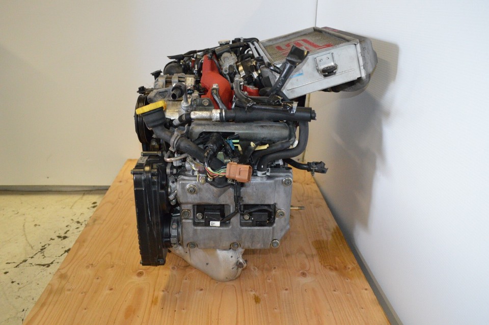 SUBARU IMPREZA WRX STI V7 ENGINE JDM EJ207 AVCS TURBO MOTOR 2002-2003 ...