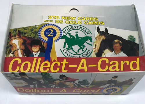 Equestrian 2nd Edition Trading Card Factory Box 48 packs-Horses and ...