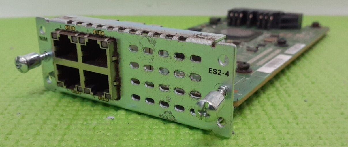 Cisco NIM-ES2-4 4-Port Layer 2 Gigabit Ethernet LAN Switch Module 800 ...
