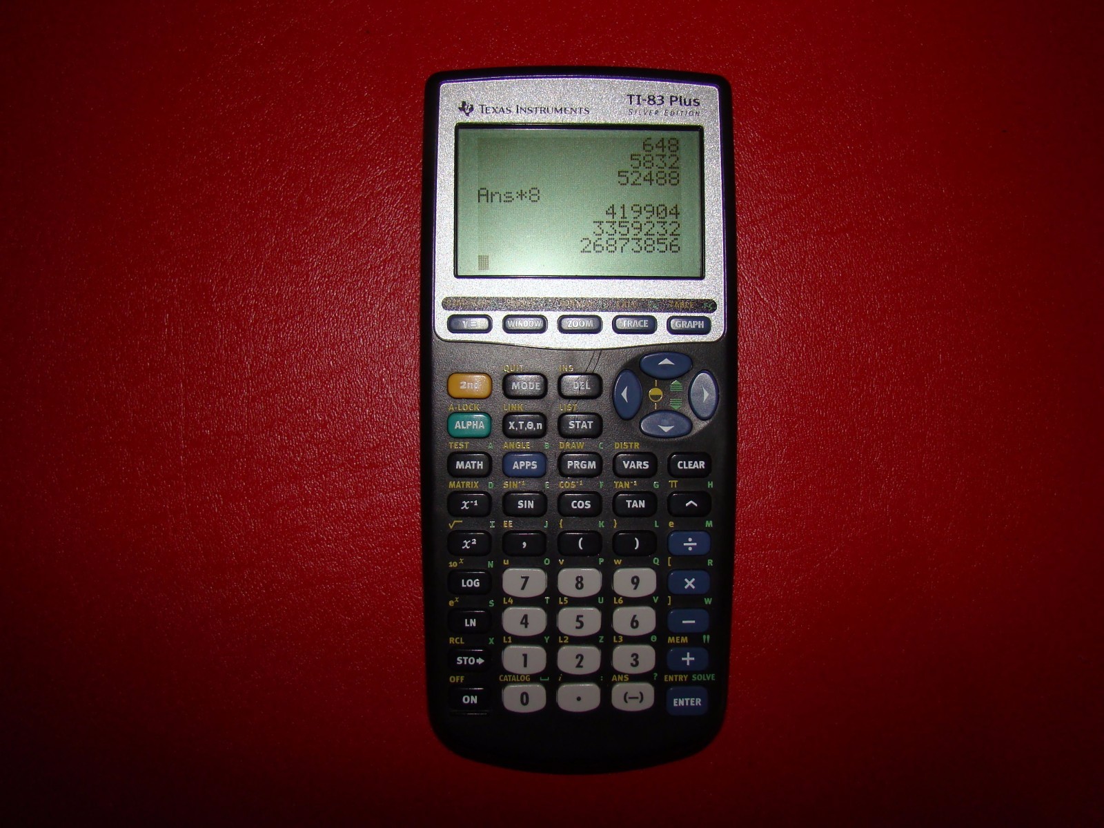 Texas Instruments TI-83 Plus Silver Edition Graphing Calculator w/ ONE ...