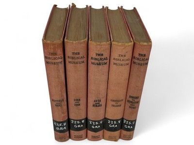 The Biblical Museum, James Comper Gray 5 Volume Set LONDON Elliot Stock ...