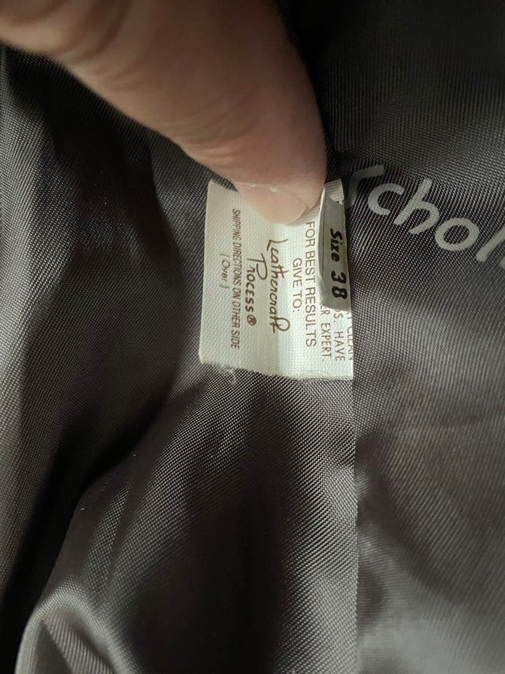 SCHOTT Dark Brown Single Rider's Jacket | eBay