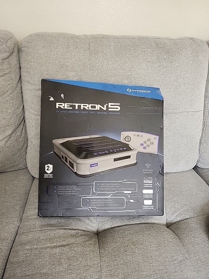 Hyperkin Retron 5 Launch Edition Gray Console - Complete - Tested ...