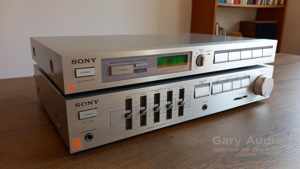 Sony TA-AX35 Amplifier & Sony ST-JX3L Tuner Made in Japan Vintage 1983 ...