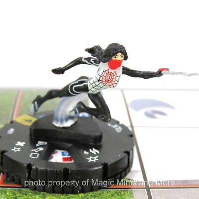 Fantastic Four ~ SILK #051 HeroClix super rare miniature #51 w/card | eBay