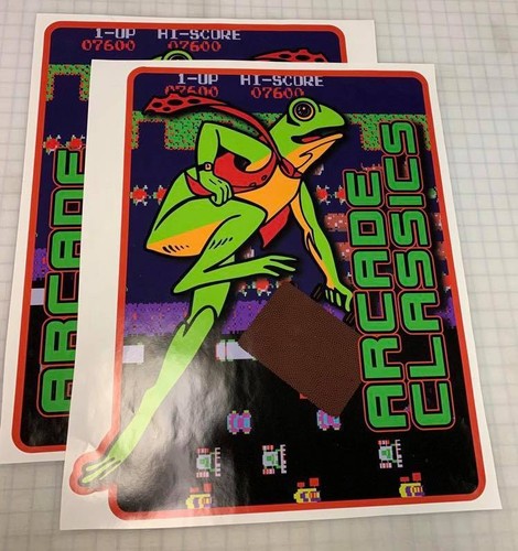 Frogger Themed Arcade Classics Side Art Decals - Mame or Multicade - 3M ...