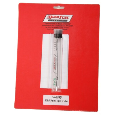 Quick Fuel 36-E85QFT EChecker E85 Ethanol Content Fuel Sample Kit Glass ...