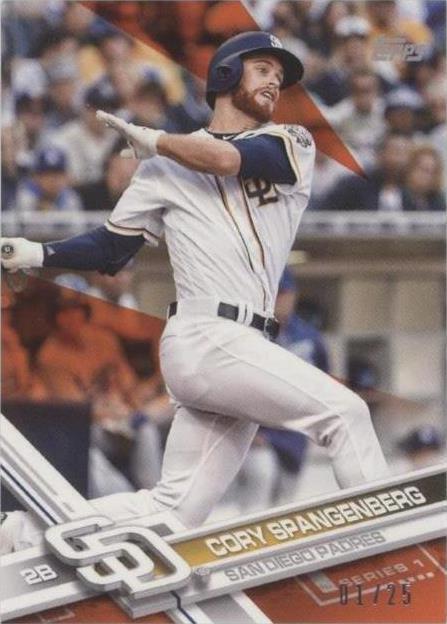 2017 Topps Mini - Cory Spangenberg #264 Orange /25 for sale online | eBay