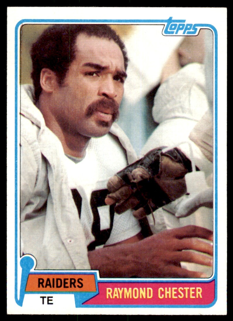 1981 TOPPS RAYMOND CHESTER OAKLAND RAIDERS #65 | eBay