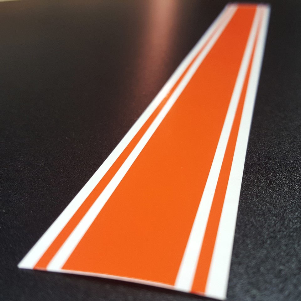 2" x 72" Vinyl Racing Stripe Pinstripe Decals Stickers *18 COLORS ...