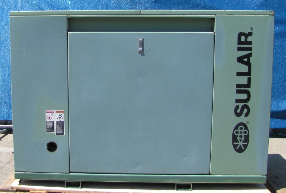 Sullair 40 HP Rotary Screw Air Compressor 170 CFM 120 PSI 460V 3 Phase ...
