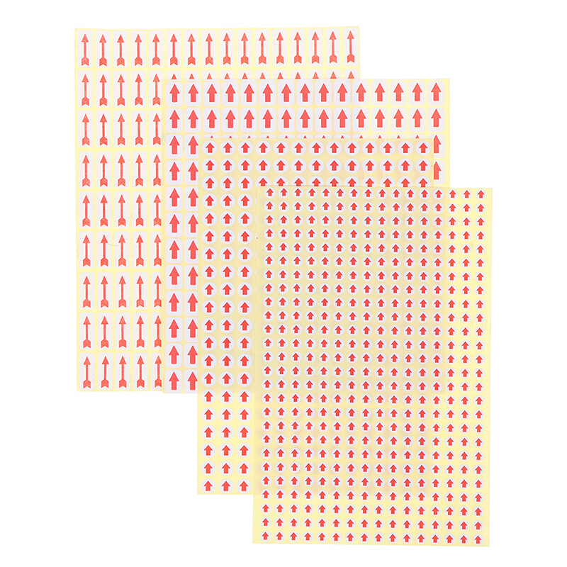 1Pack Red Arrow Labels Removable Small Circle Dot Stickers Defect ...