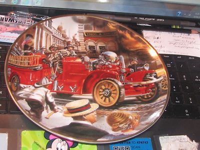 1922 Ahrens Fox National Fire Museum Collector Plate Retired | eBay