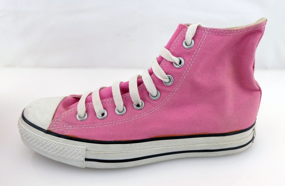 Converse Shoes Chuck Taylor All Star Hi Pink Sneakers Mismatch Womens 7 ...