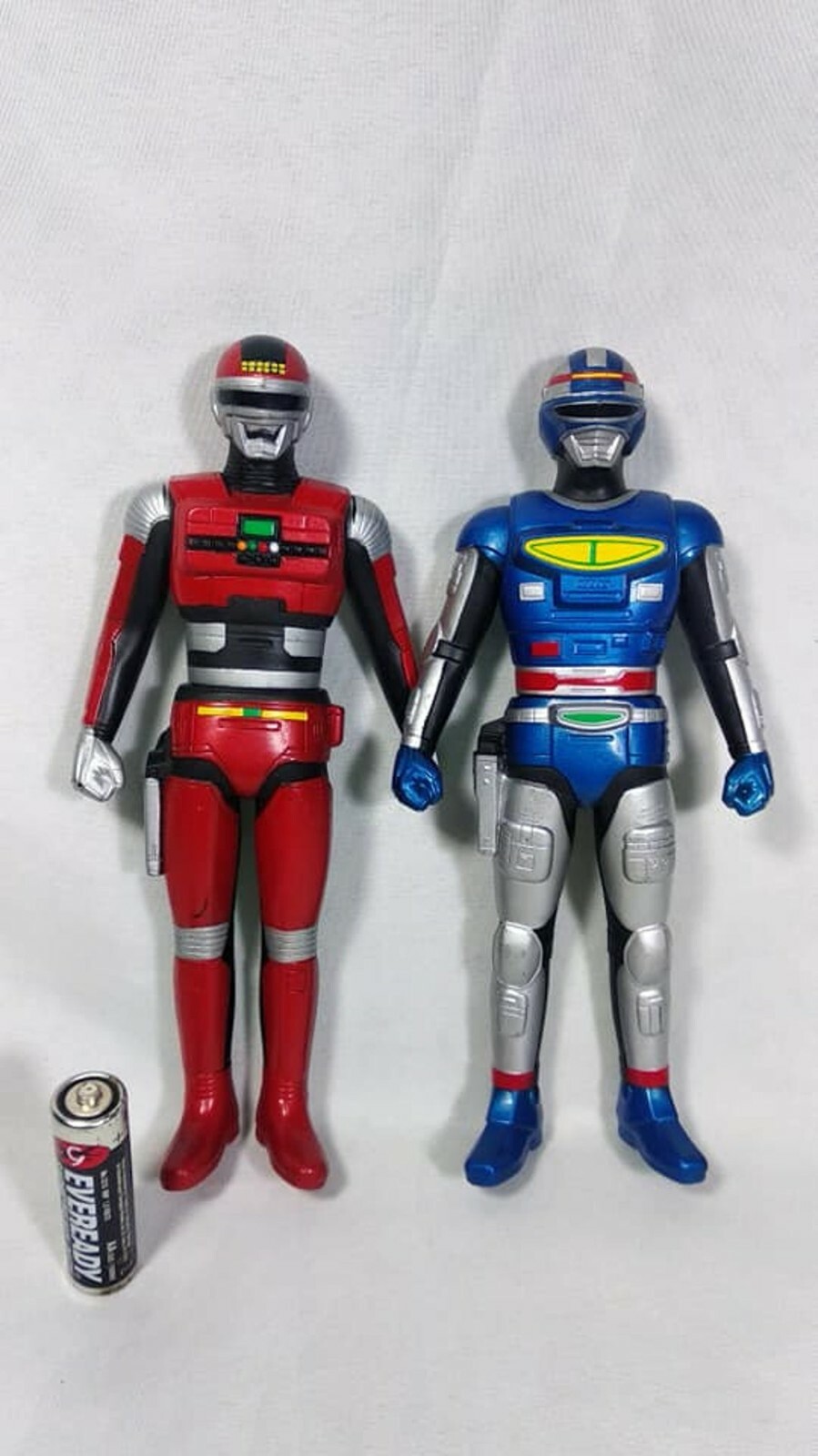 Space Sheriff Shaider Sharivan Vinyl Sofubi Figure by Bandai Set of 2 ...