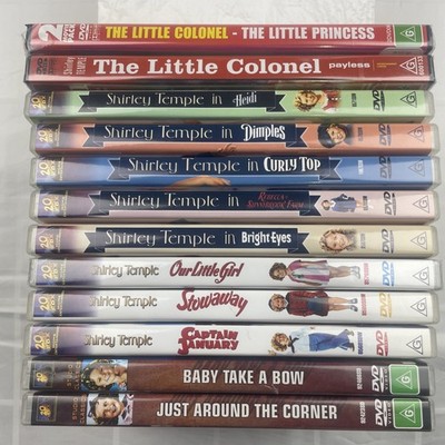 Shirley Temple DVD Movie Collection 12 Titles 13 Discs PAL R4 Free ...
