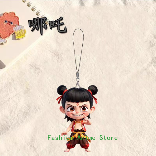 Nezha's Demon Child in the Sea Nezha cute acrylic keychain pendant gift ...