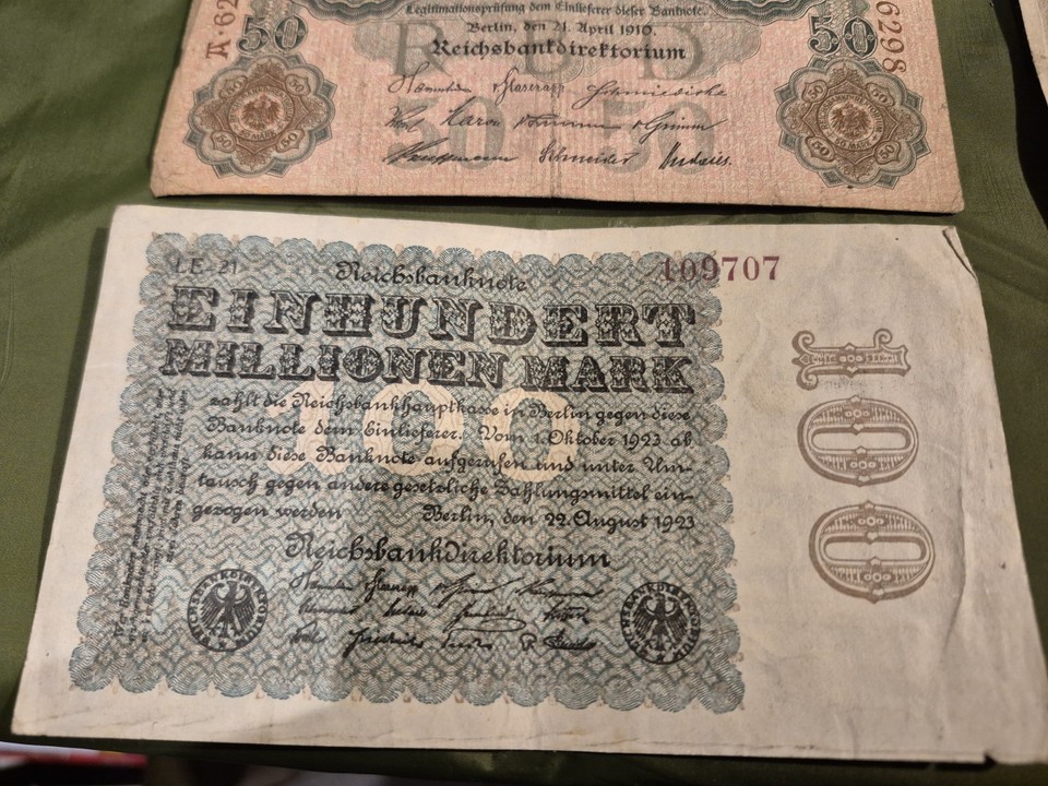 German Banknotes From 1910-1922 | eBay UK